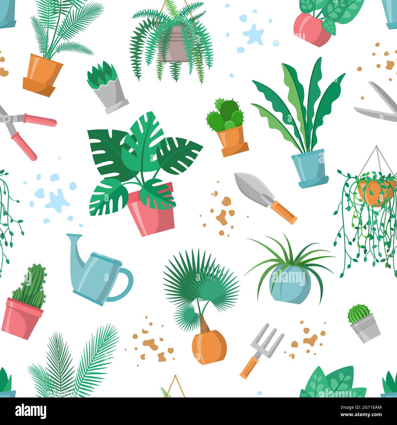 Seamless repeating pattern succulent plant hi-res stock photography and ...