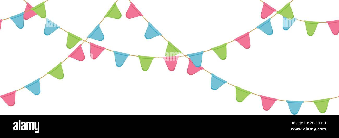 Green Flag Banner Clip Art