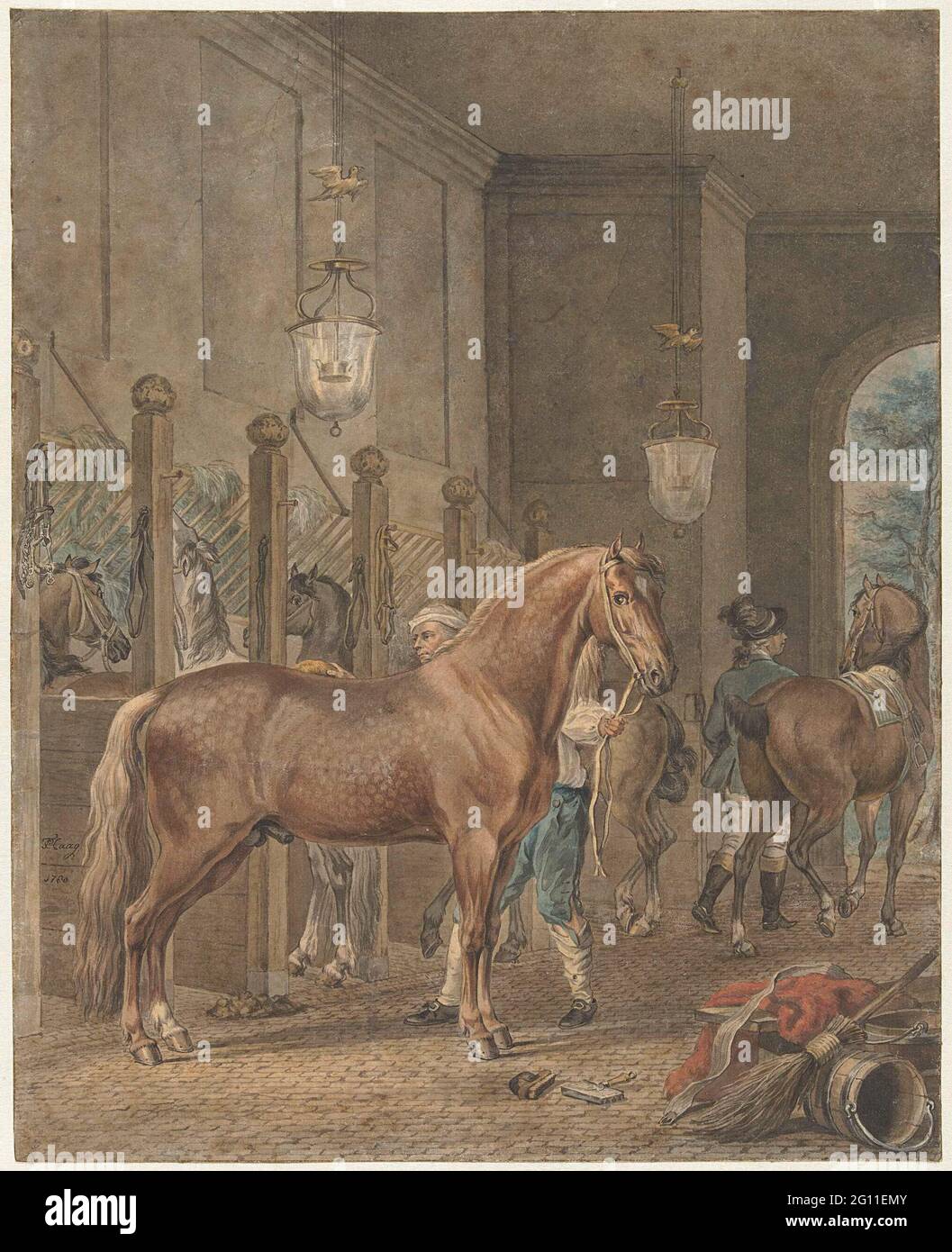 Stable Interior. This heavyset horse of Polish and Spanish bloodlines ...