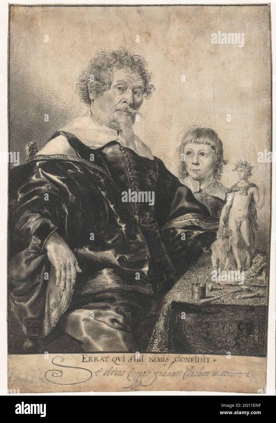 Portrait of a goldsmith with his son Stock Photo - Alamy
