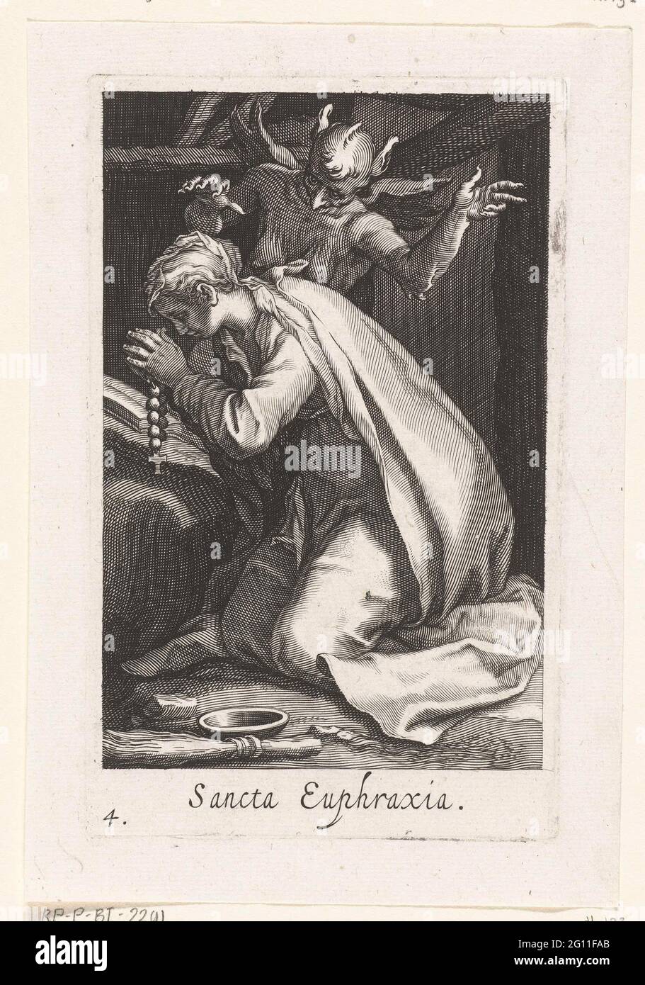 Saint Euphrasia from Constantinople as a halter; Sancta Euphraxia ...