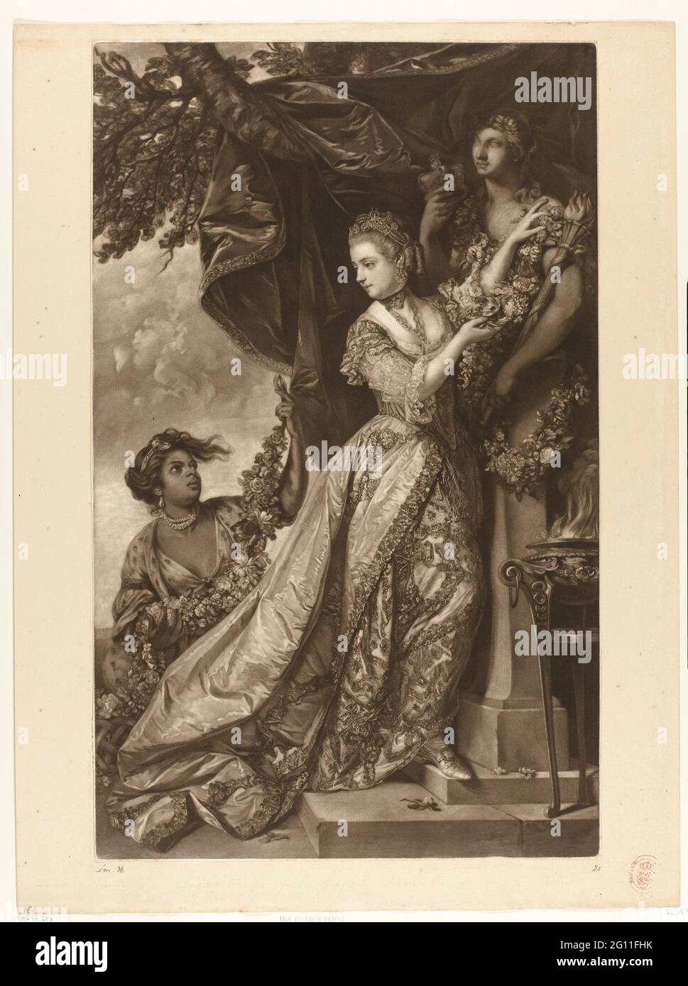 Portrait of Lady Elisabeth Keppel Stock Photo - Alamy