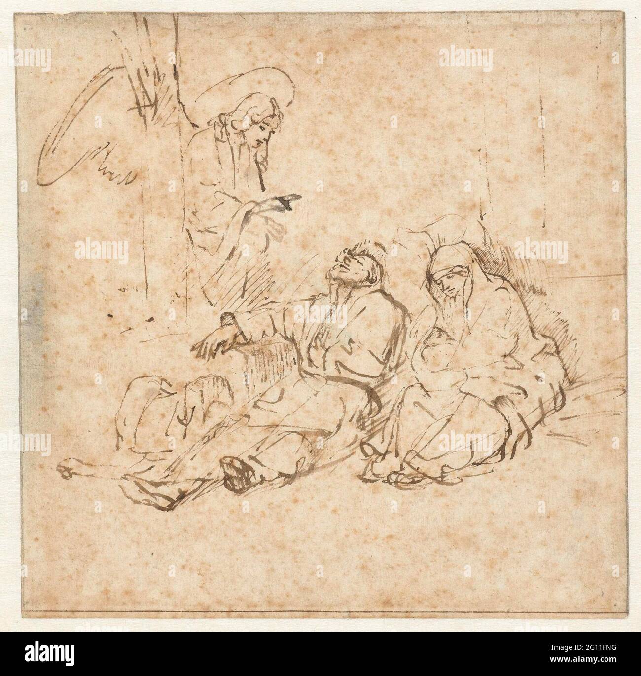 The Angel Appearing to Joseph in his Dream Stock Photo - Alamy