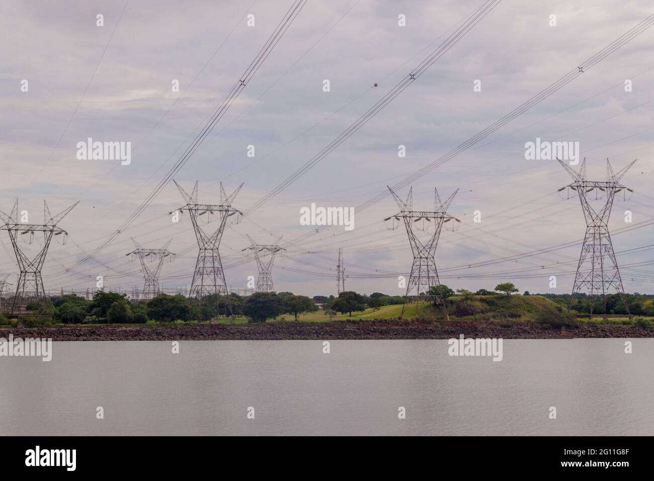 Electricity transmission lines brazil hi-res stock photography and ...