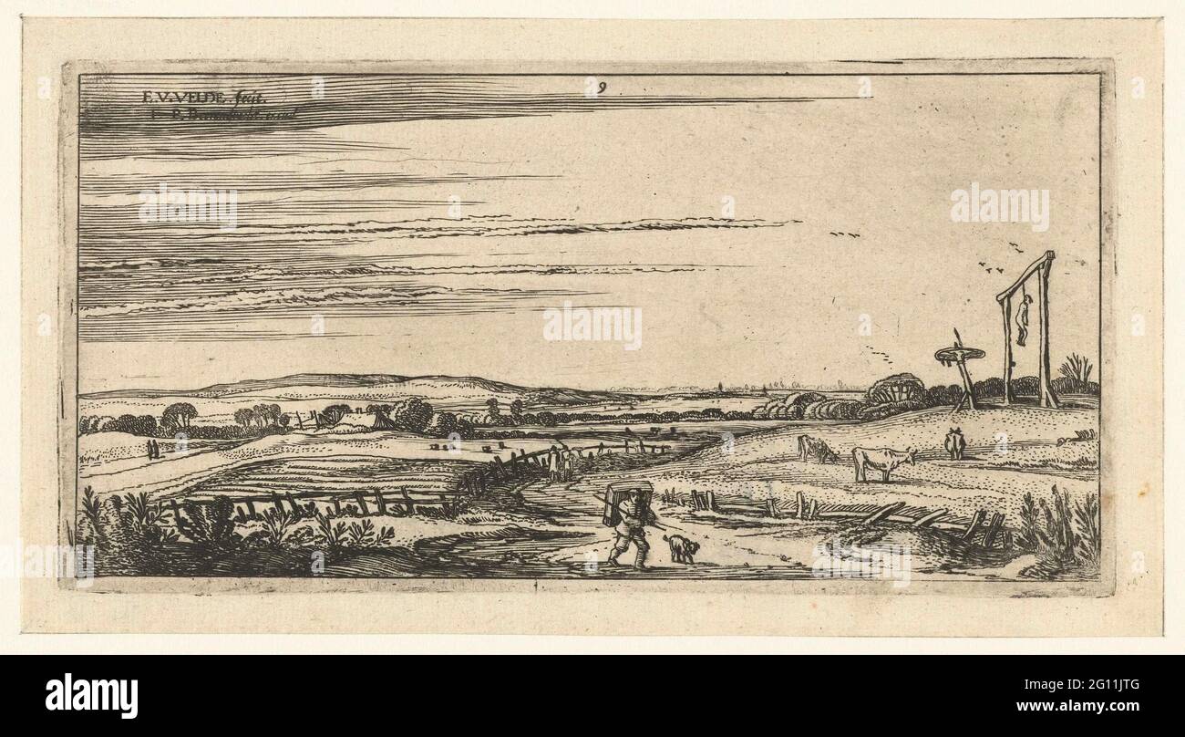 Landscape with gallows field at Haarlem; Landscapes Stock Photo - Alamy