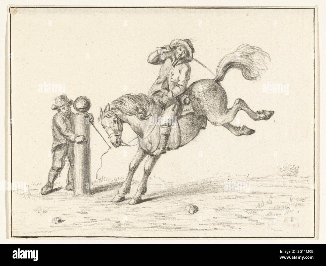 Taming a horse Stock Photo - Alamy