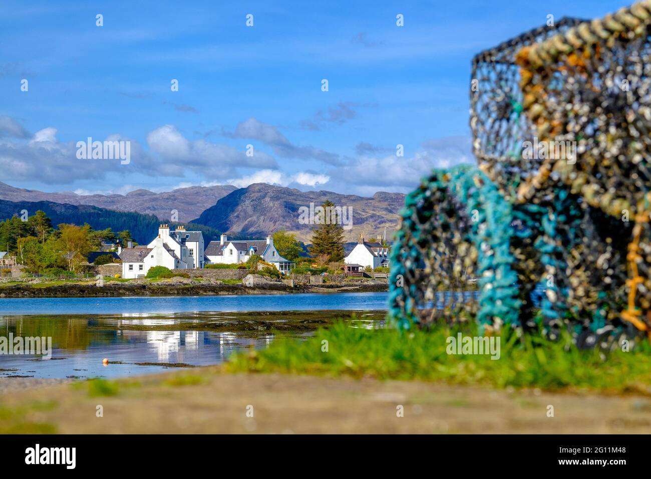 Plockton a village and harbour in the north west of Scotland Stock ...