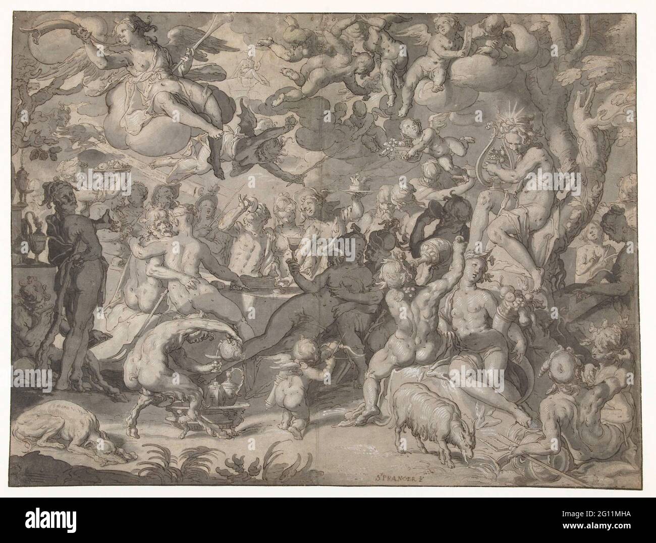 Wedding of Peleus and Thetis Stock Photo - Alamy