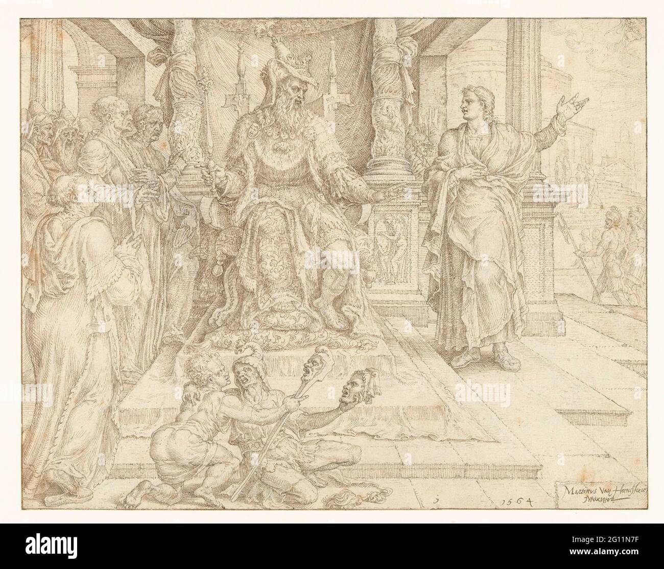 Daniel tells Cyrus that he can only worship the living God and no ...