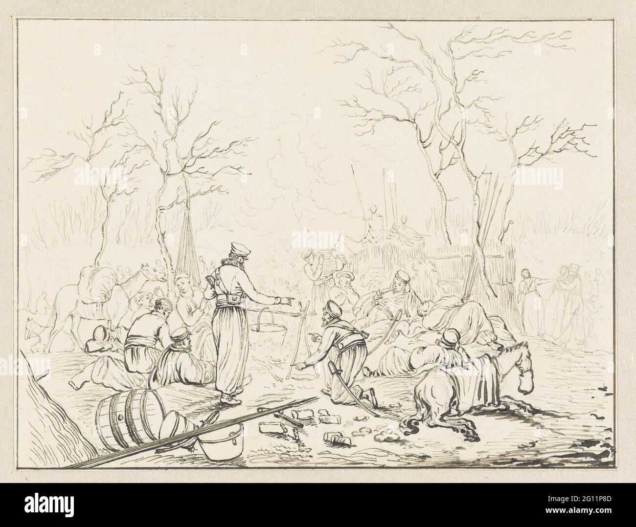 Army camp. Design for a print Stock Photo - Alamy