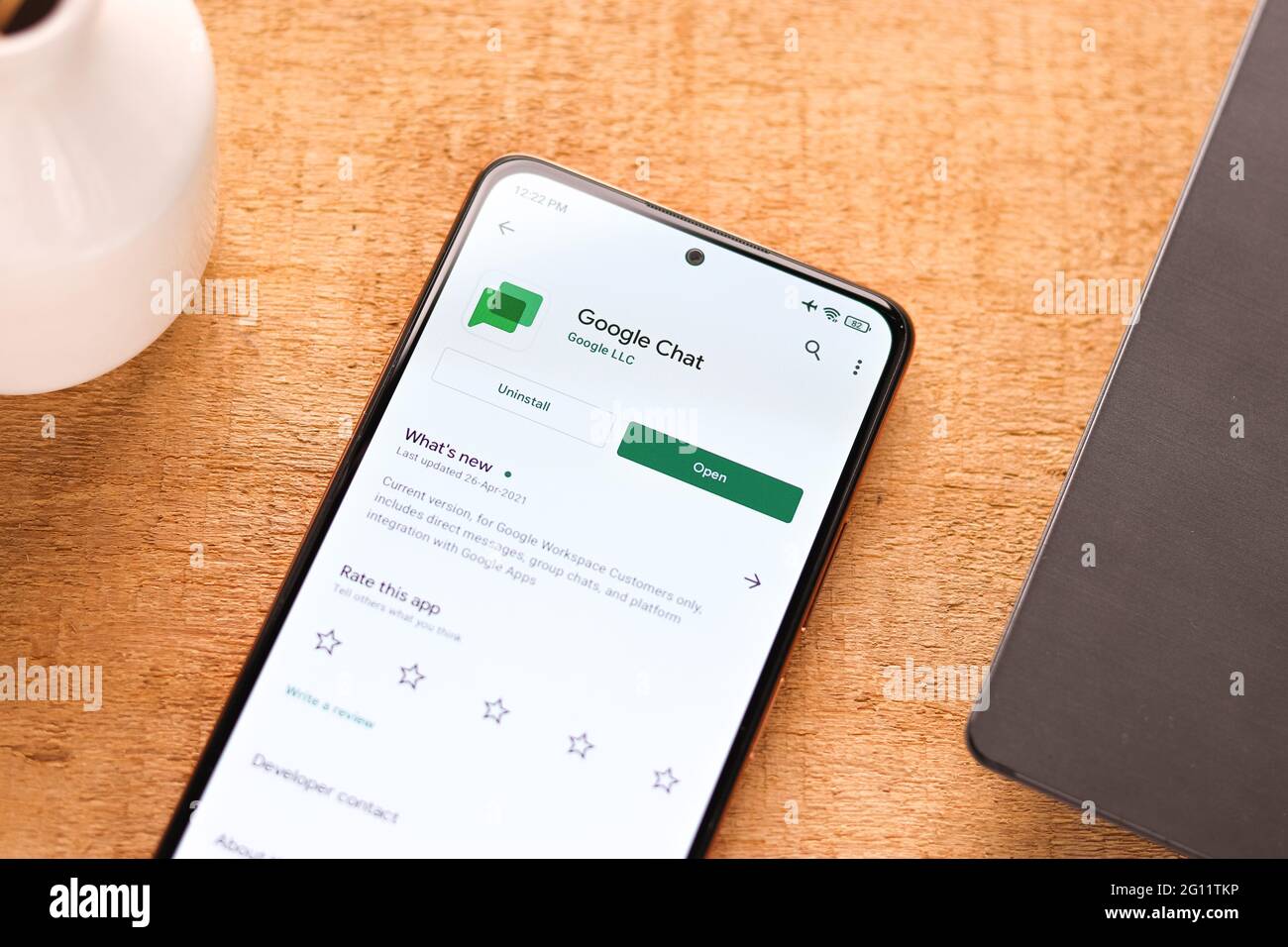 Assam, india - May 29, 2021 : Google Chat logo on phone screen stock ...