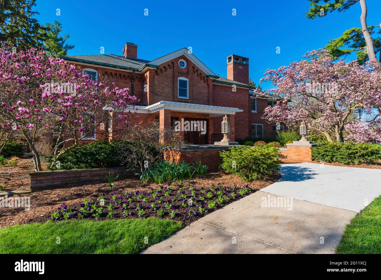 Alice B. Cowles House home of the University presidents located on the ...