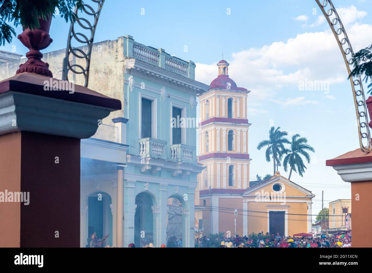 Las Parrandas de Remedios, Villa Clara, Cuba Stock Photo - Alamy