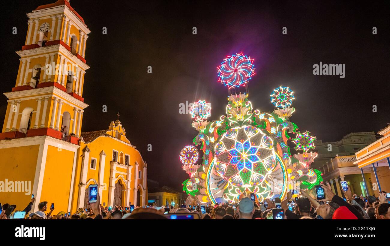 Las Parrandas de Remedios, Villa Clara, Cuba Stock Photo - Alamy