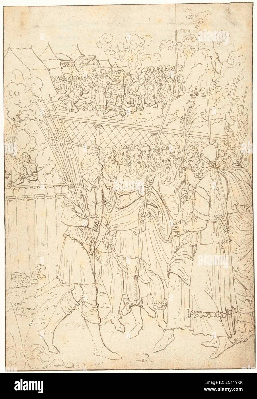 Flowering staff from Aaron; Conquest the promised land. Design for a ...