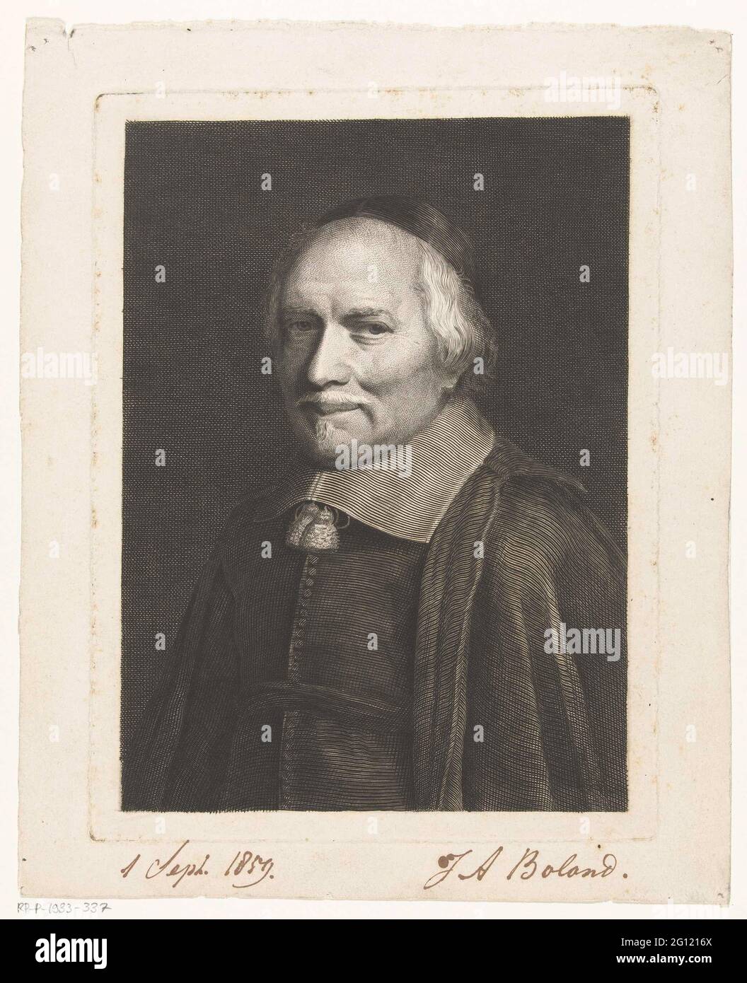 Portrait of Jacob Cats Stock Photo - Alamy