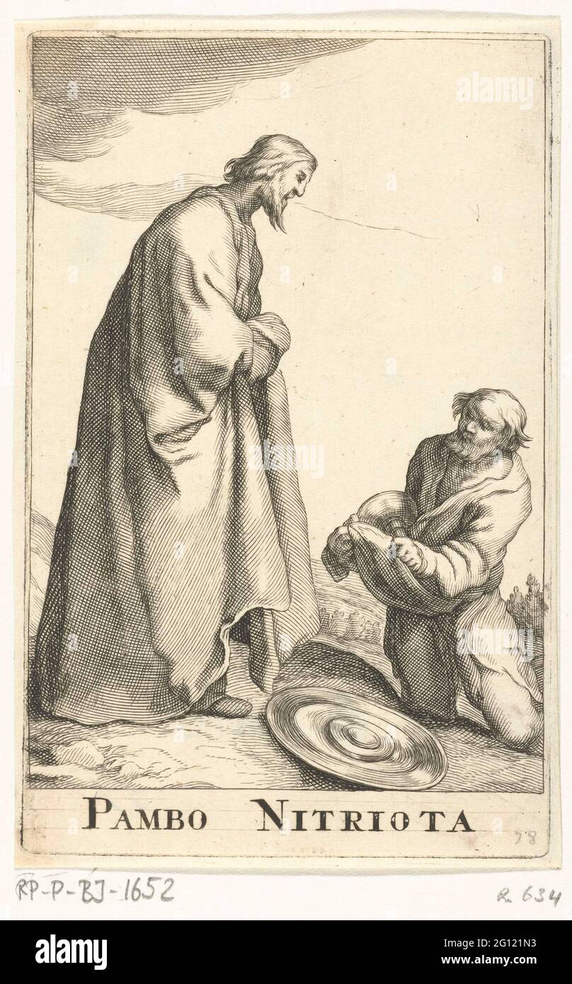 Holy Pambo from Nitria; Hermit: Thebani saints; Pambo nitriota. The ...