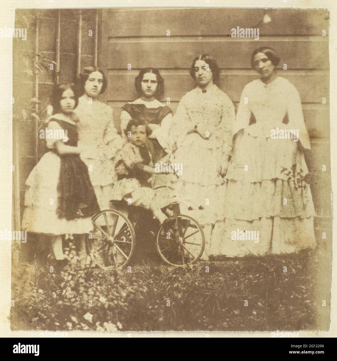 Group portrait of daughters, son and friends from the photographer ...
