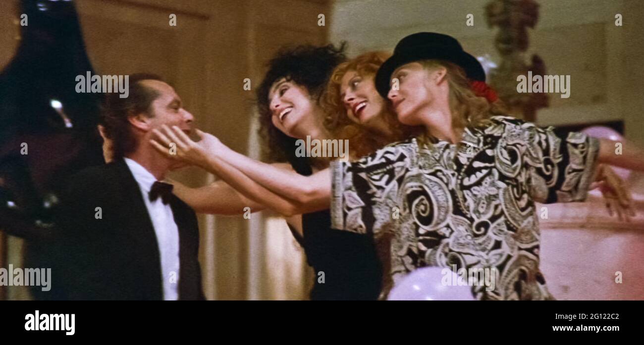 USA. Jack Nicholson, Michelle Pfeiffer, Susan Sarandon, and Cher in a ...