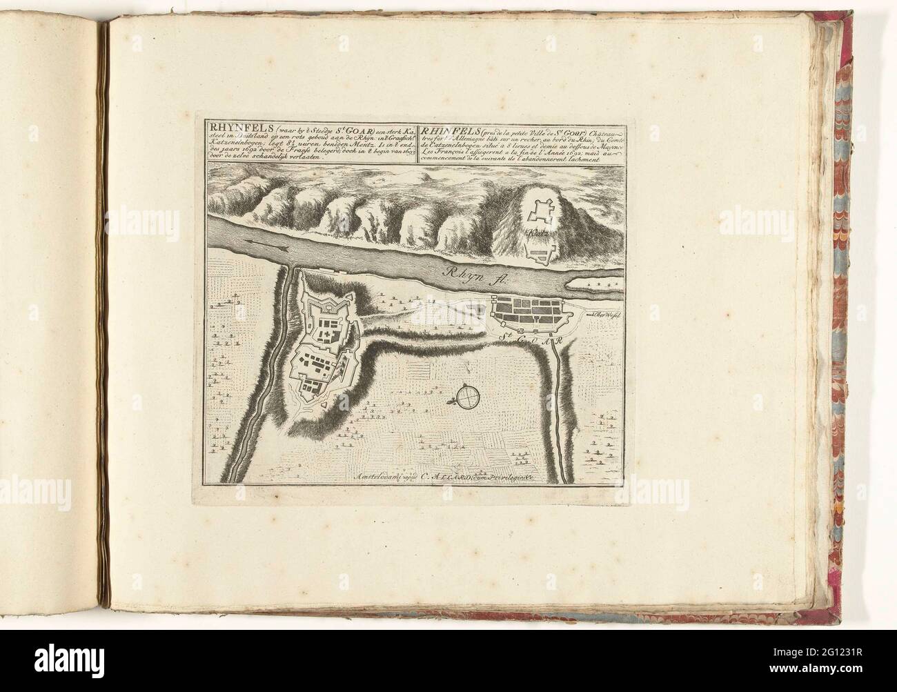 Map of rheinfels hi-res stock photography and images - Alamy