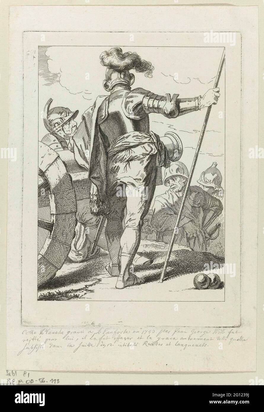 Soldier leaning on a gun Stock Photo - Alamy