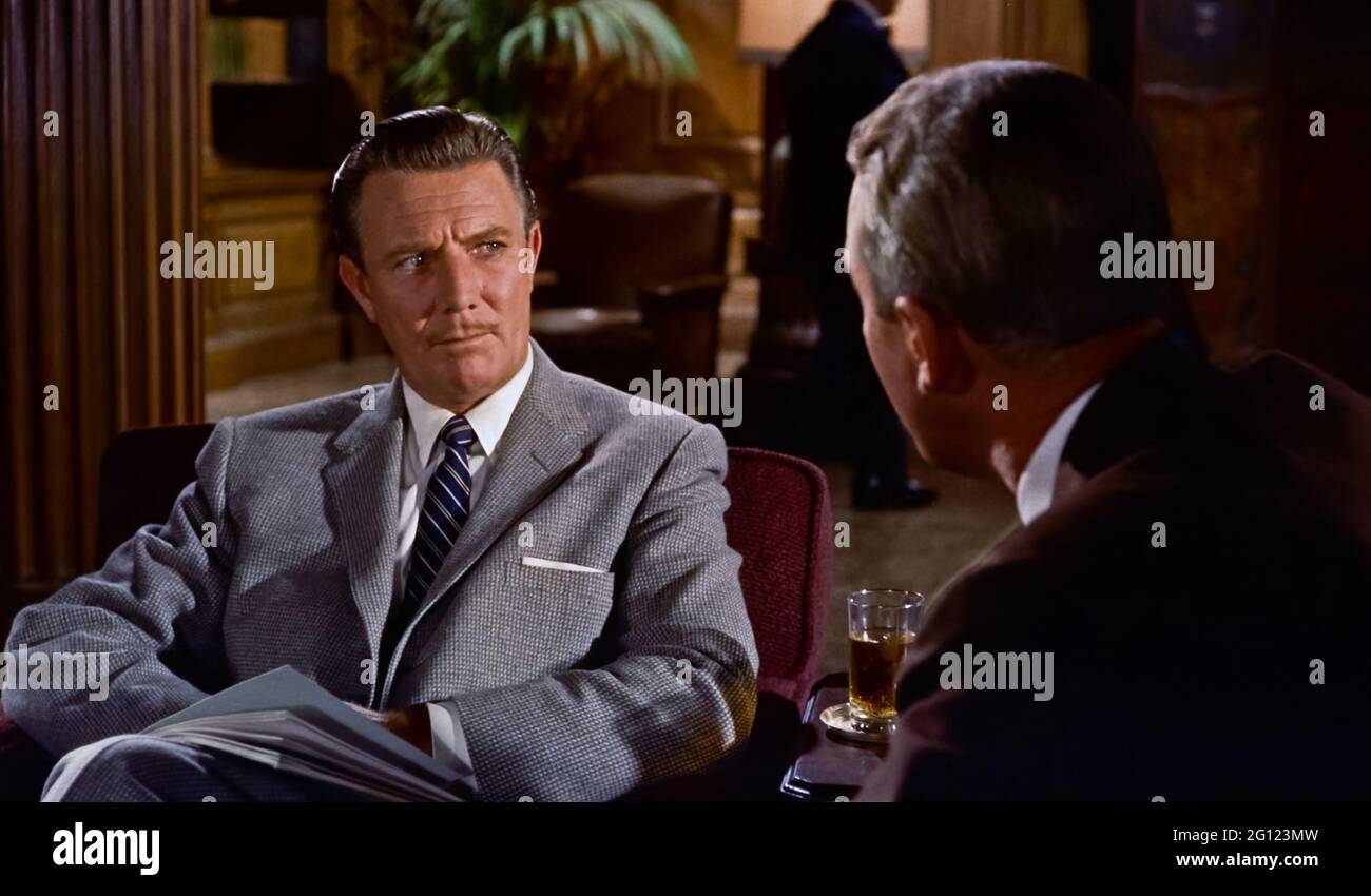 USA. James Stewart and Tom Helmore in a scene from (C)Paramount ...