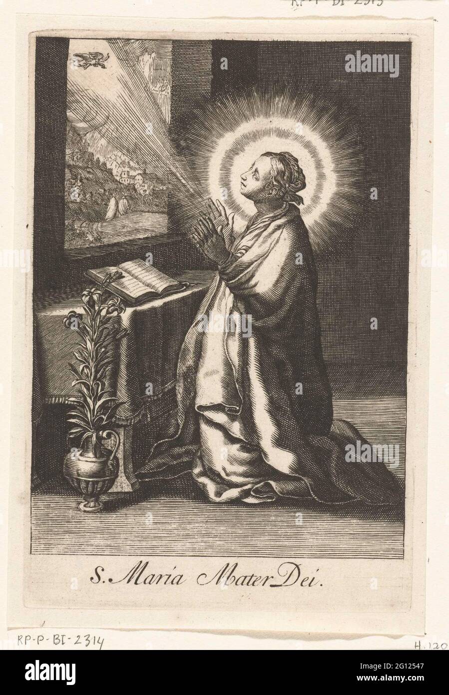 Maria as a hermal; S. Maria Mater Dei; Kluizenaars; Sacra Eremus ...