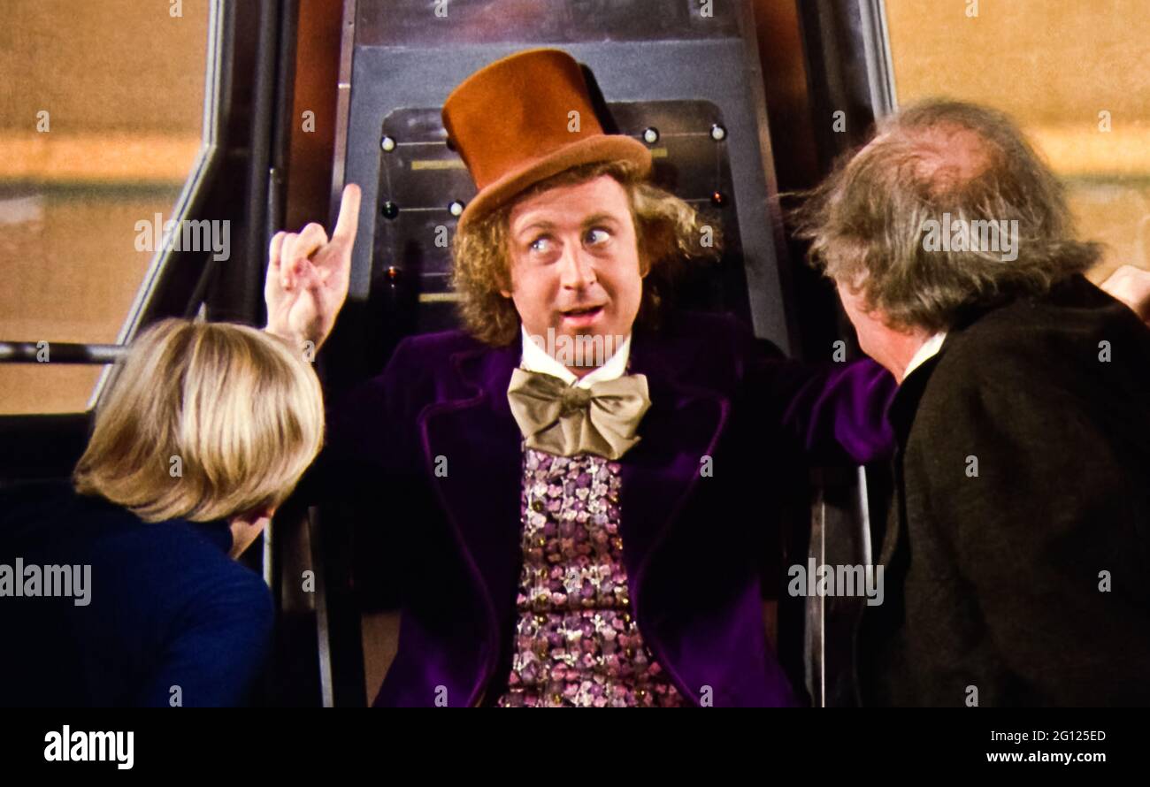 USA. Gene Wilder , Jack Albertson and Peter Ostrum in a scene from (C)Paramount Pictures film ...