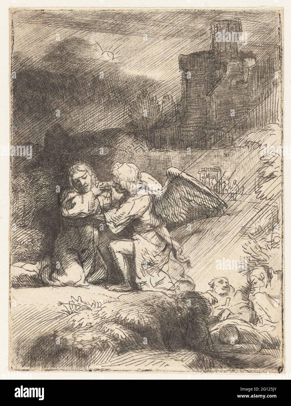 Christ in the court of Gethsemane Stock Photo - Alamy