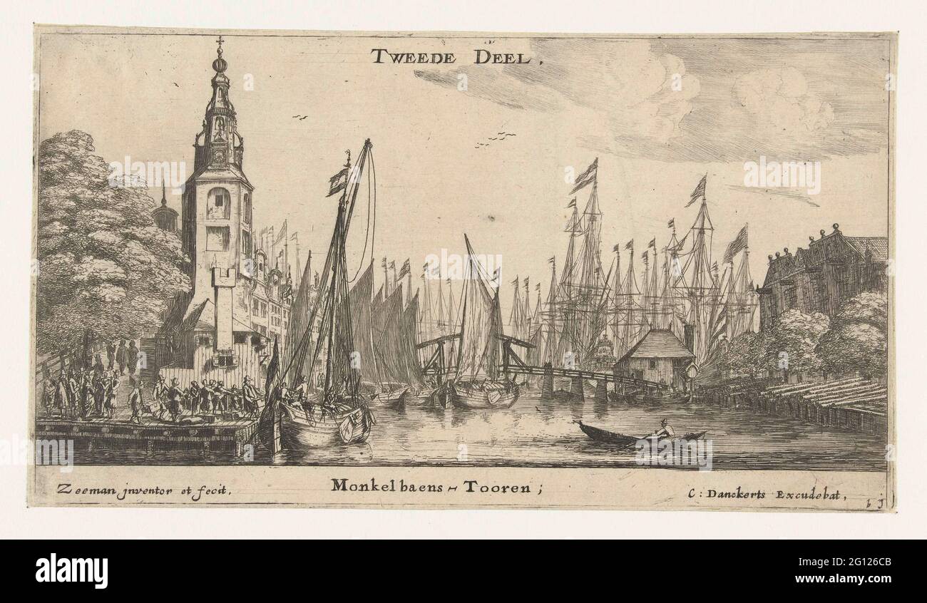 Montelbaanstoren; Monkelbaens-Tooren; Shiny ships and seals of ...