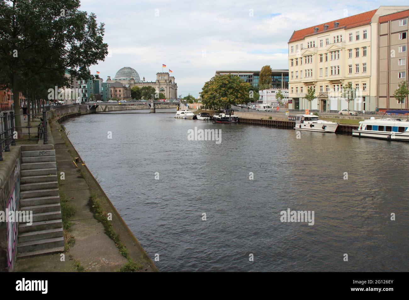 river spree and buildings in berlin (germany Stock Photo - Alamy