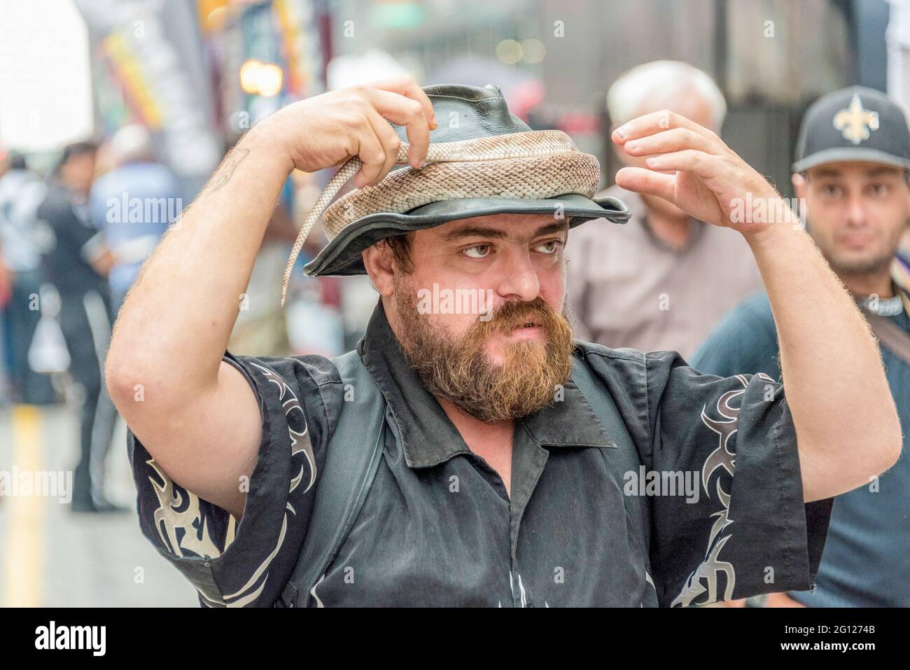 Snake busker hi-res stock photography and images - Alamy