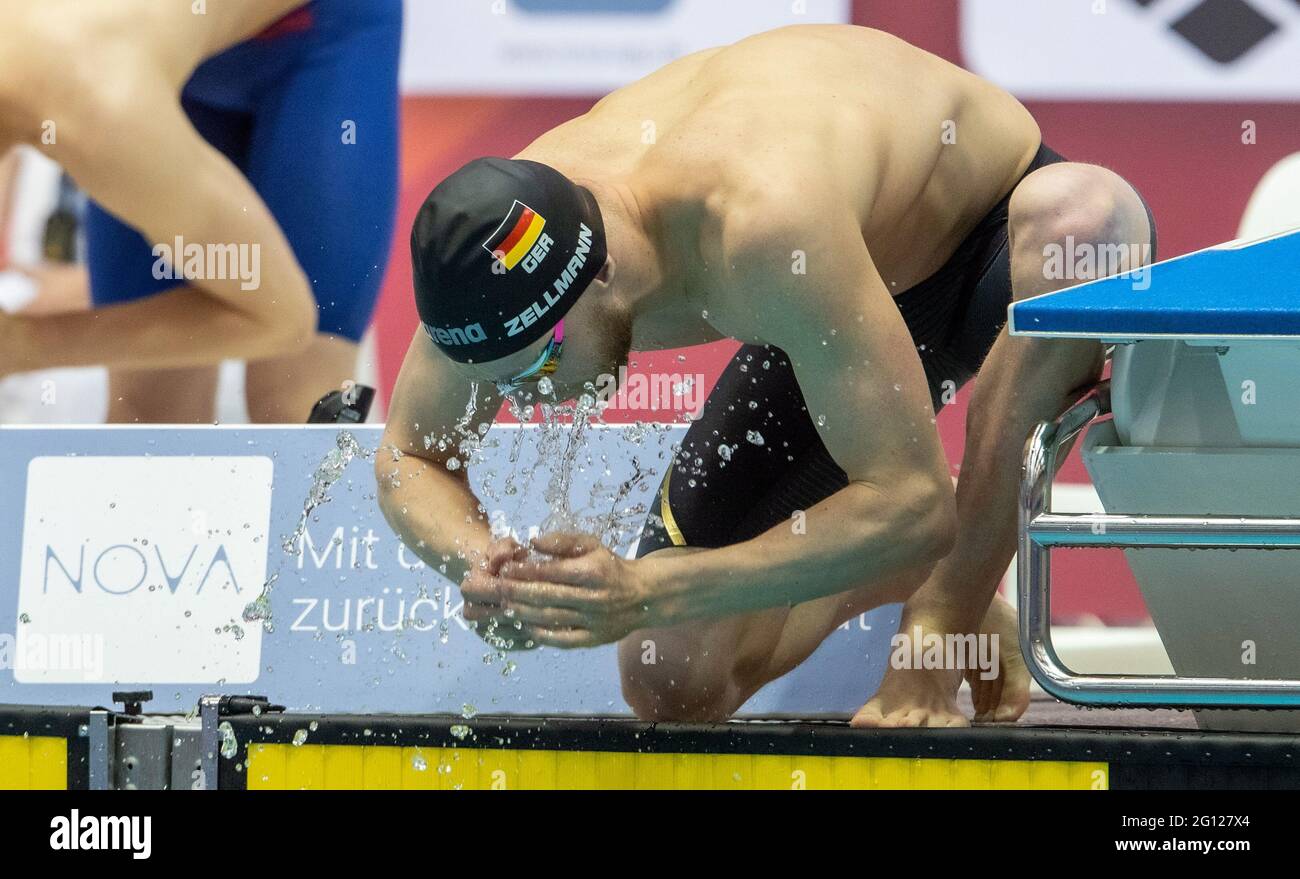 Berlin, Germany. 04th June, 2021. Swimming: German championship ...