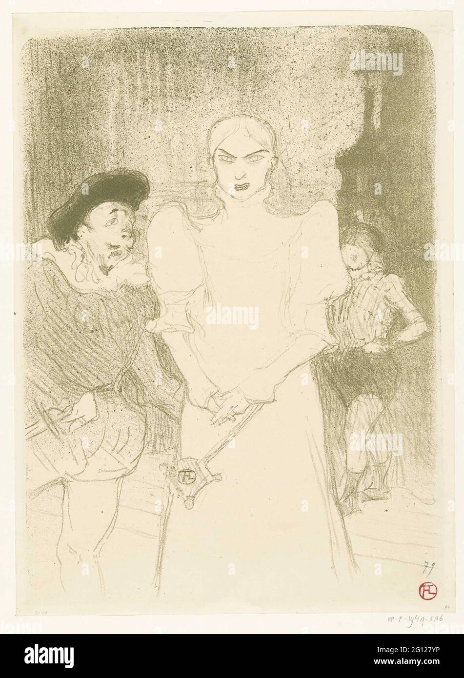 Portrait of actress Rose Caron in her role of Marguerite in Faust in ...