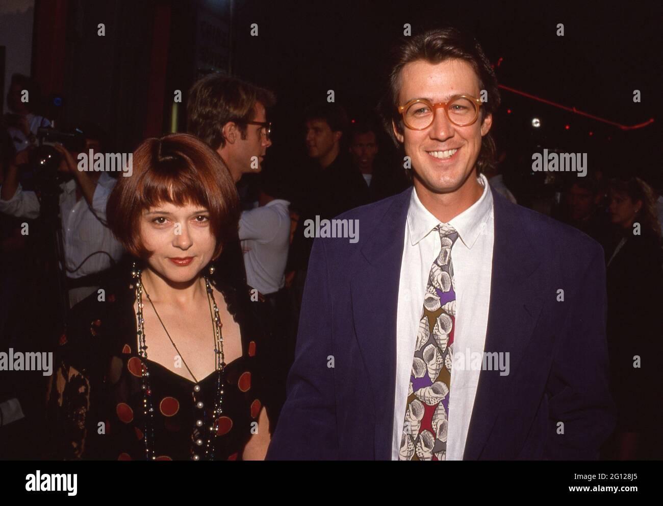 Alan Ruck and wife Claudia 1990 Credit: Ralph Dominguez/MediaPunch ...