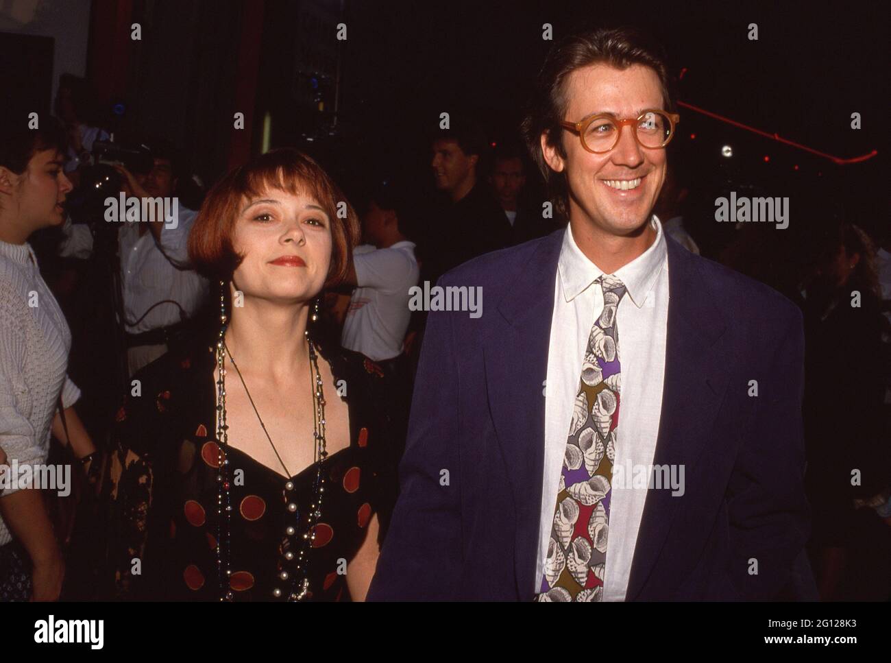 Alan Ruck and wife Claudia 1990 Credit: Ralph Dominguez/MediaPunch ...