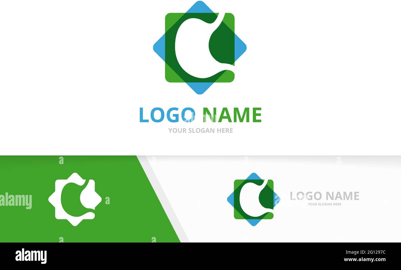 Vector healthy stomach logo. Gastrointestinal tract logotype design ...