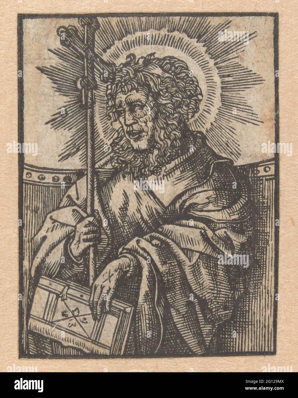 The apostle Philip; Christ and the apostles. From series of eight ...