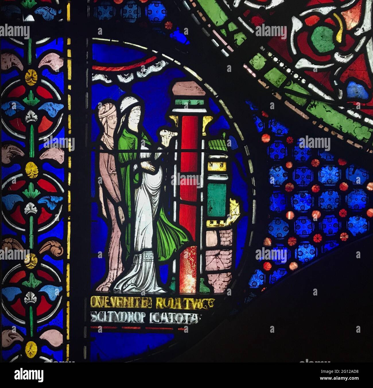 Becket miracle window canterbury cathedral hi-res stock photography and ...