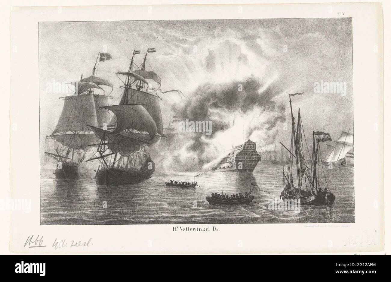 State fleet under admiral michiel de ruyter hi-res stock photography ...
