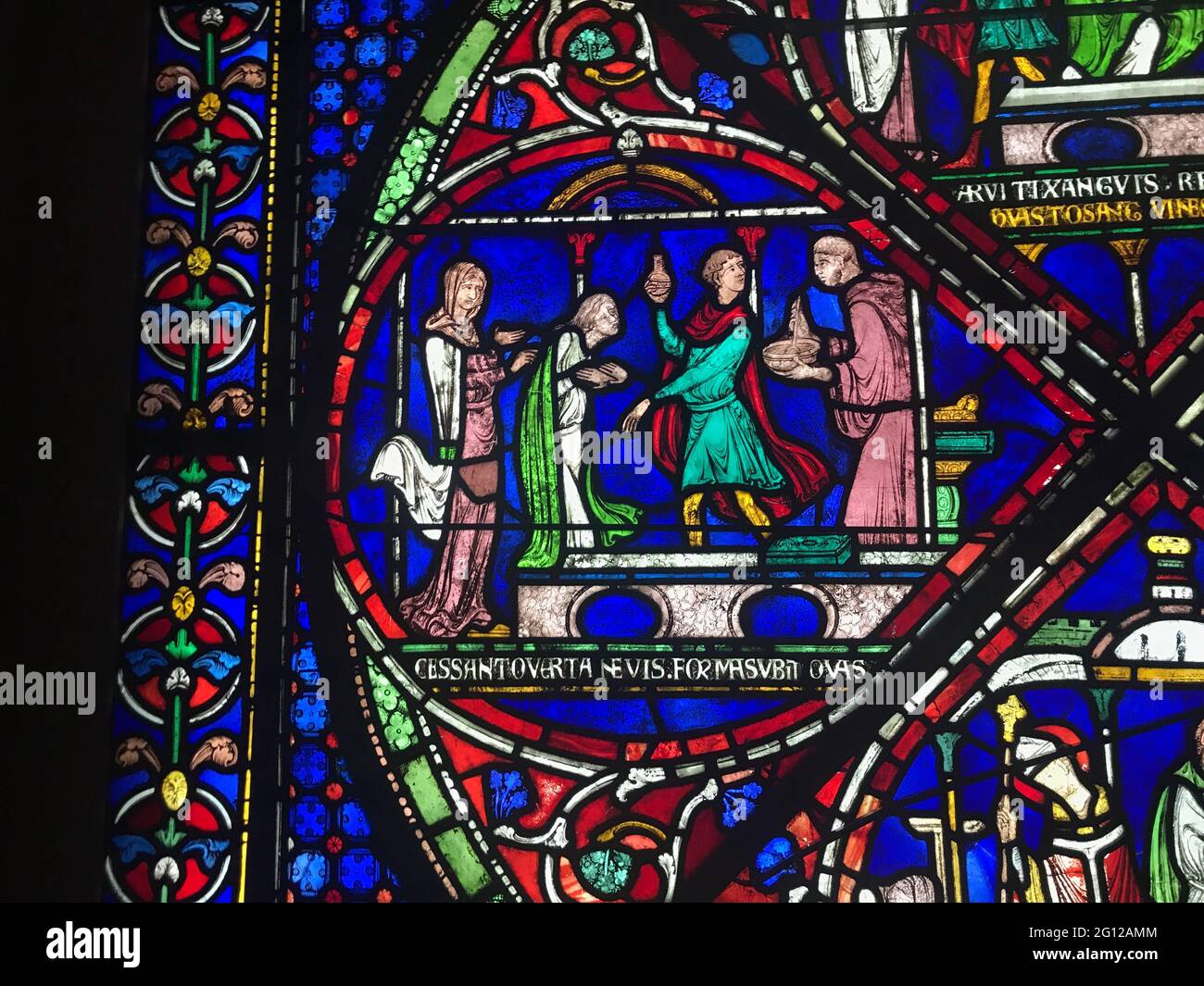 Becket miracle window canterbury cathedral hi-res stock photography and ...