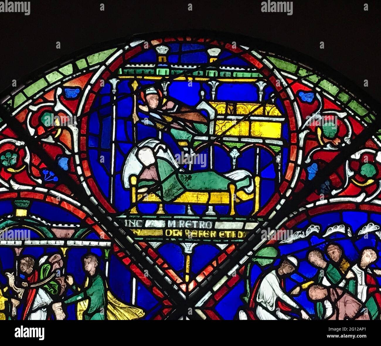 Becket miracle window canterbury cathedral hi-res stock photography and ...