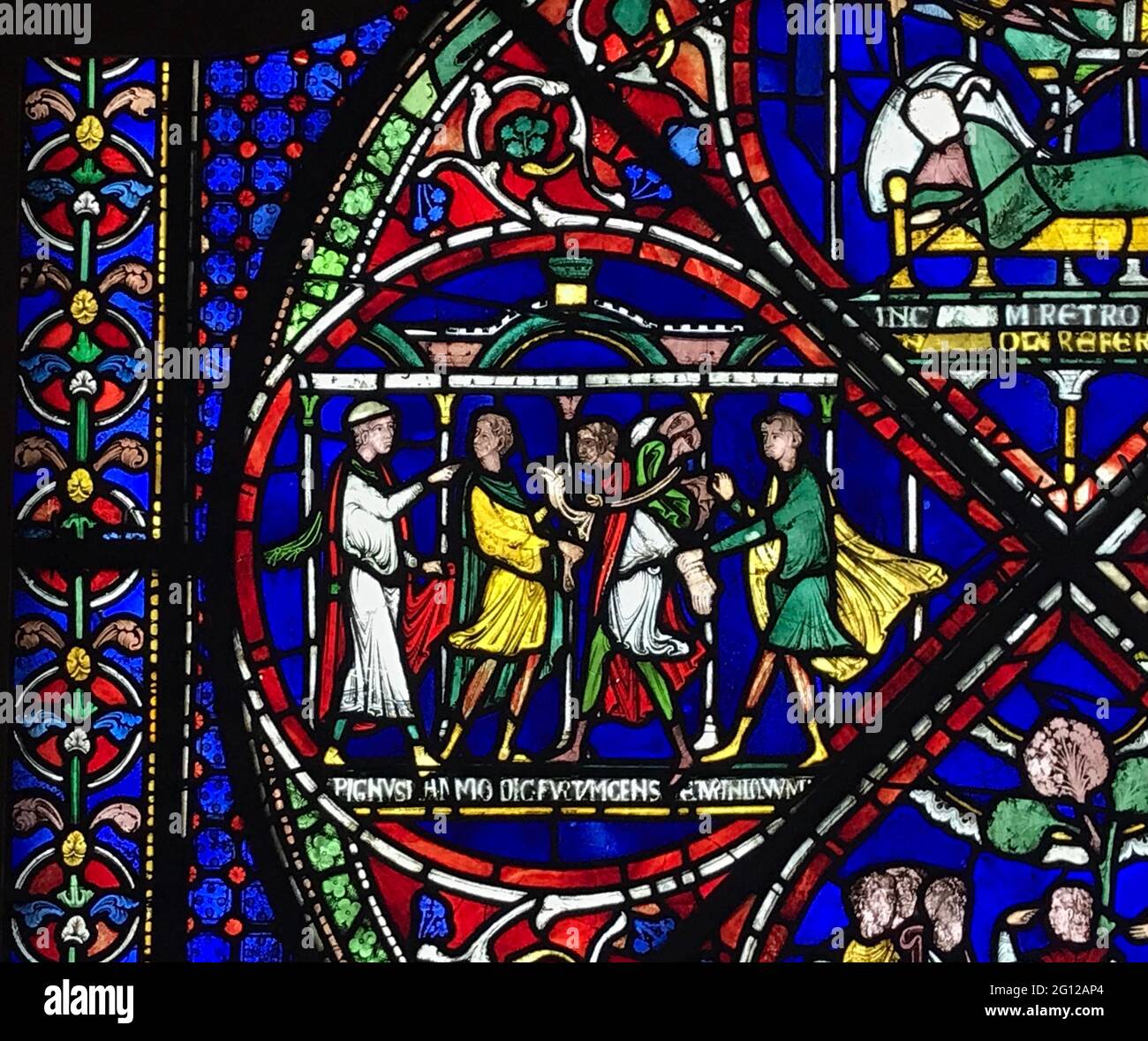 Becket miracle window canterbury cathedral hi-res stock photography and ...