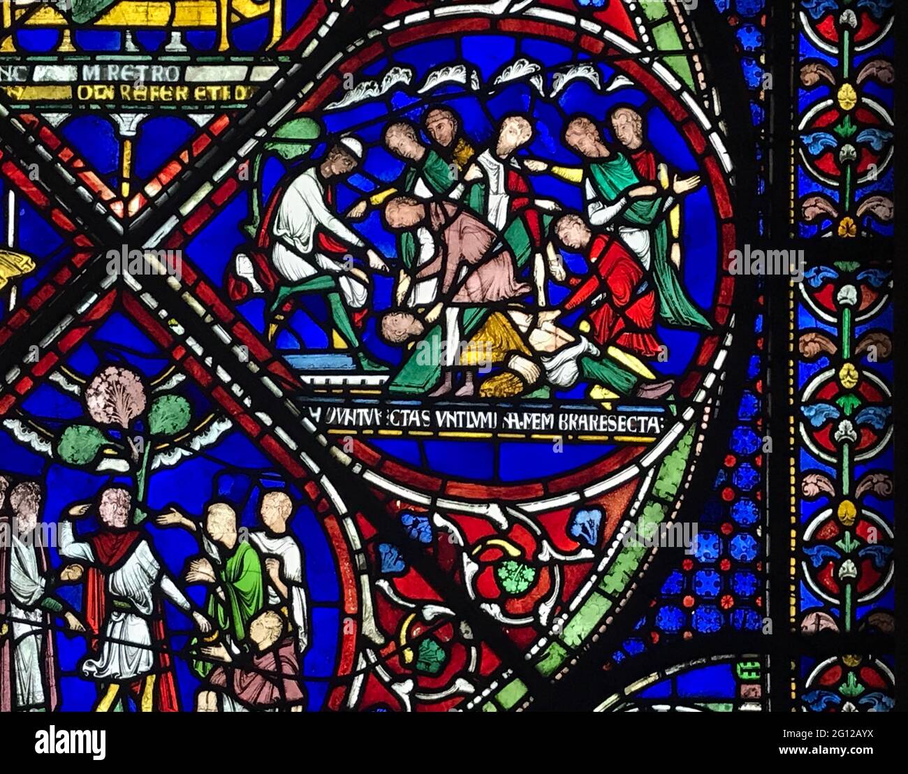Becket miracle window canterbury cathedral hi-res stock photography and ...