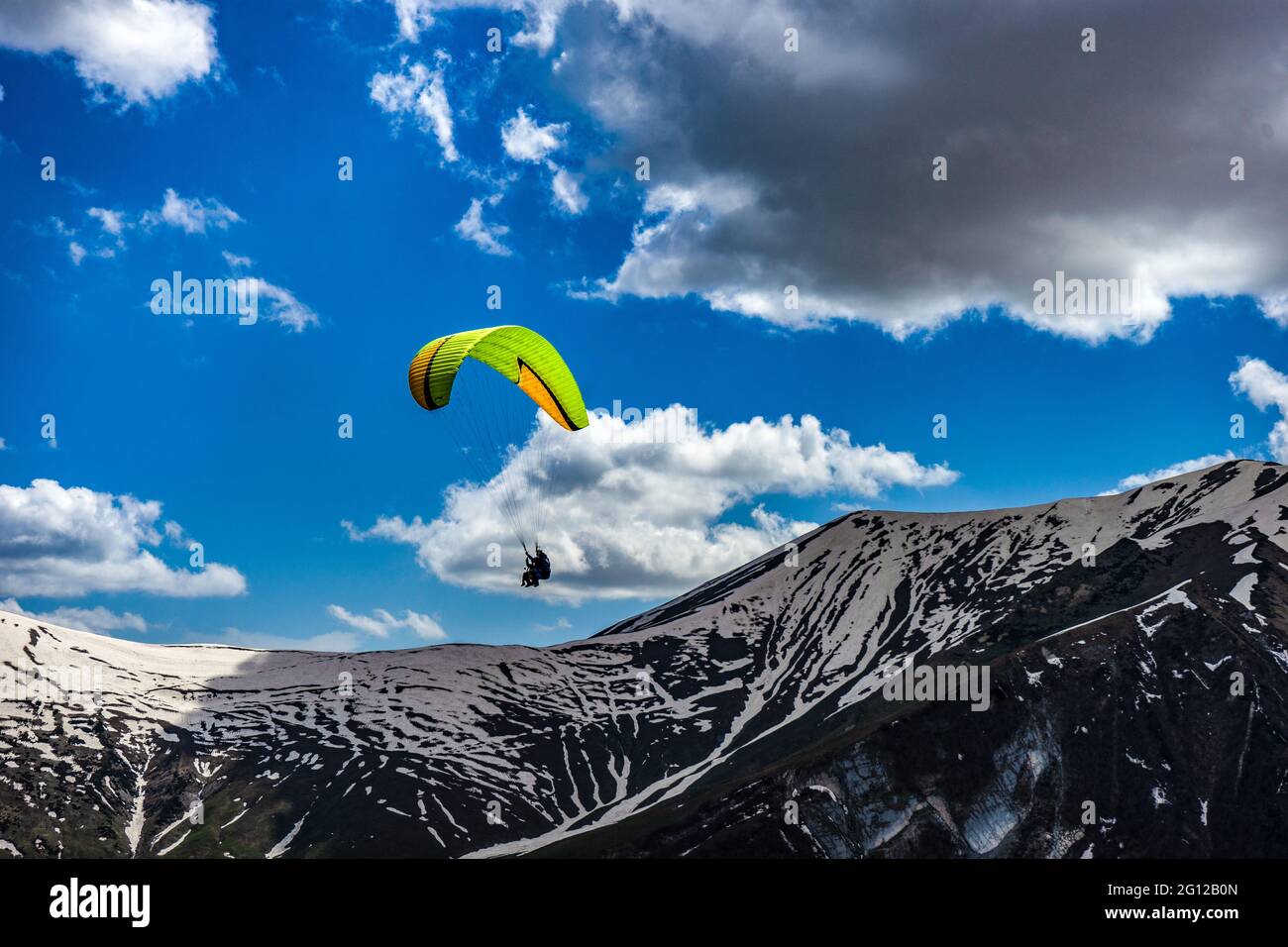 Flying gudauri georgia mountain landscape hi-res stock photography and ...