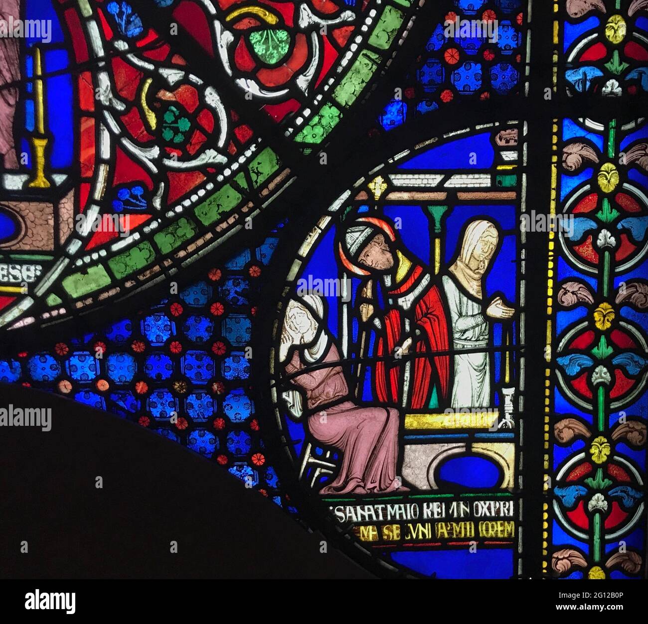 Becket miracle window canterbury cathedral hi-res stock photography and ...