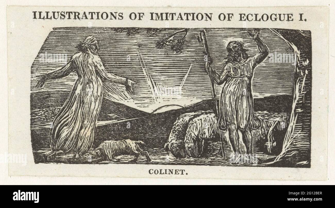 Thenot discusses with Colinet; Thenot Remonstrates with Colinet ...