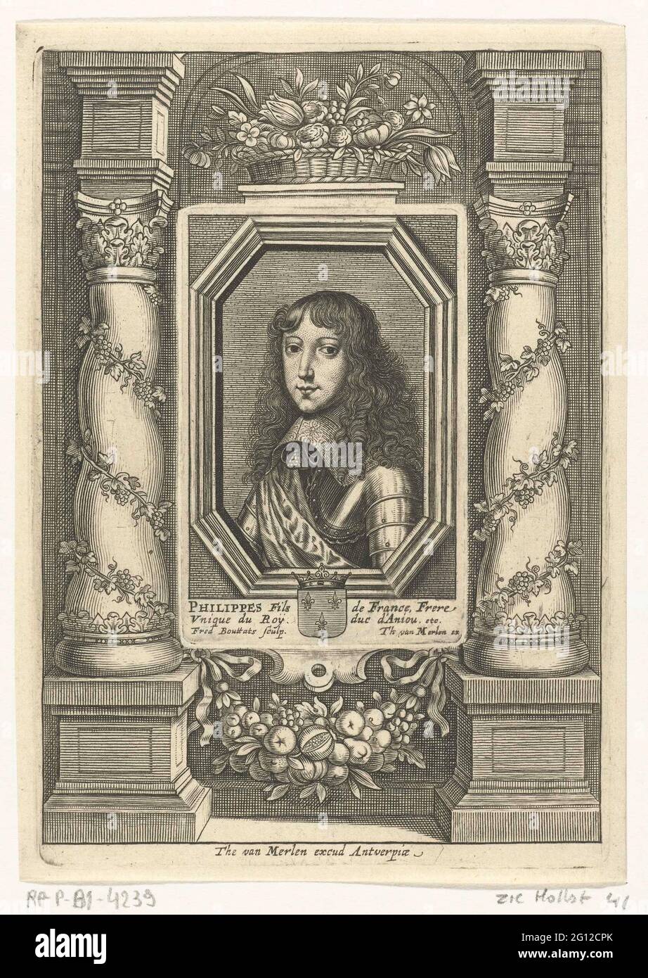 Portrait of Philip I from Orléans; Portraits of Staatslieden. Portrait ...