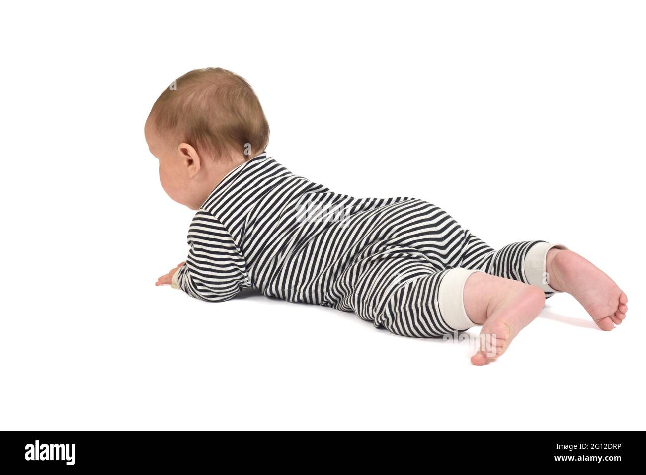 Crawling baby back view hi-res stock photography and images - Alamy
