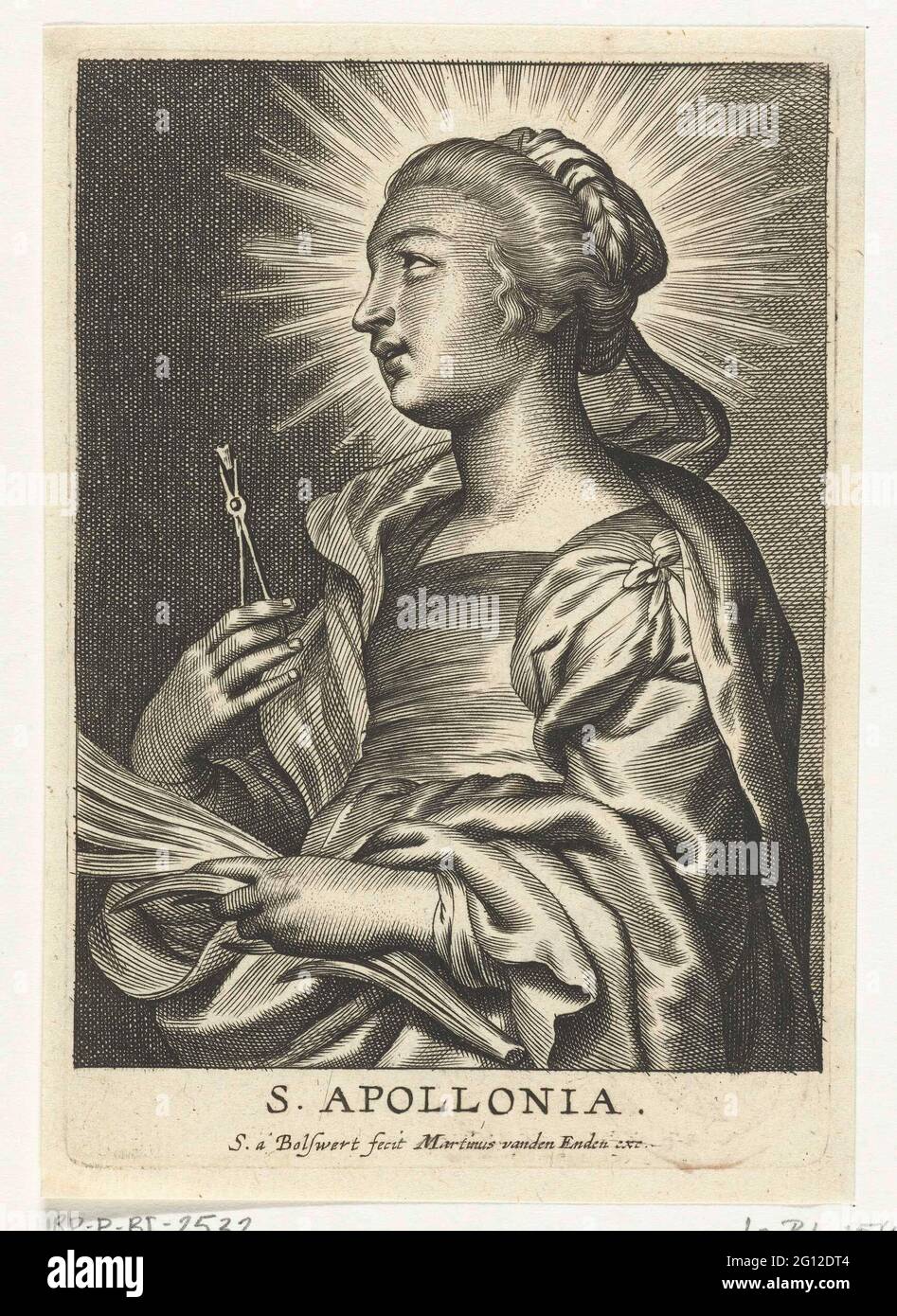 Saint Apollonia with pulled out; S. Apollonia Stock Photo - Alamy